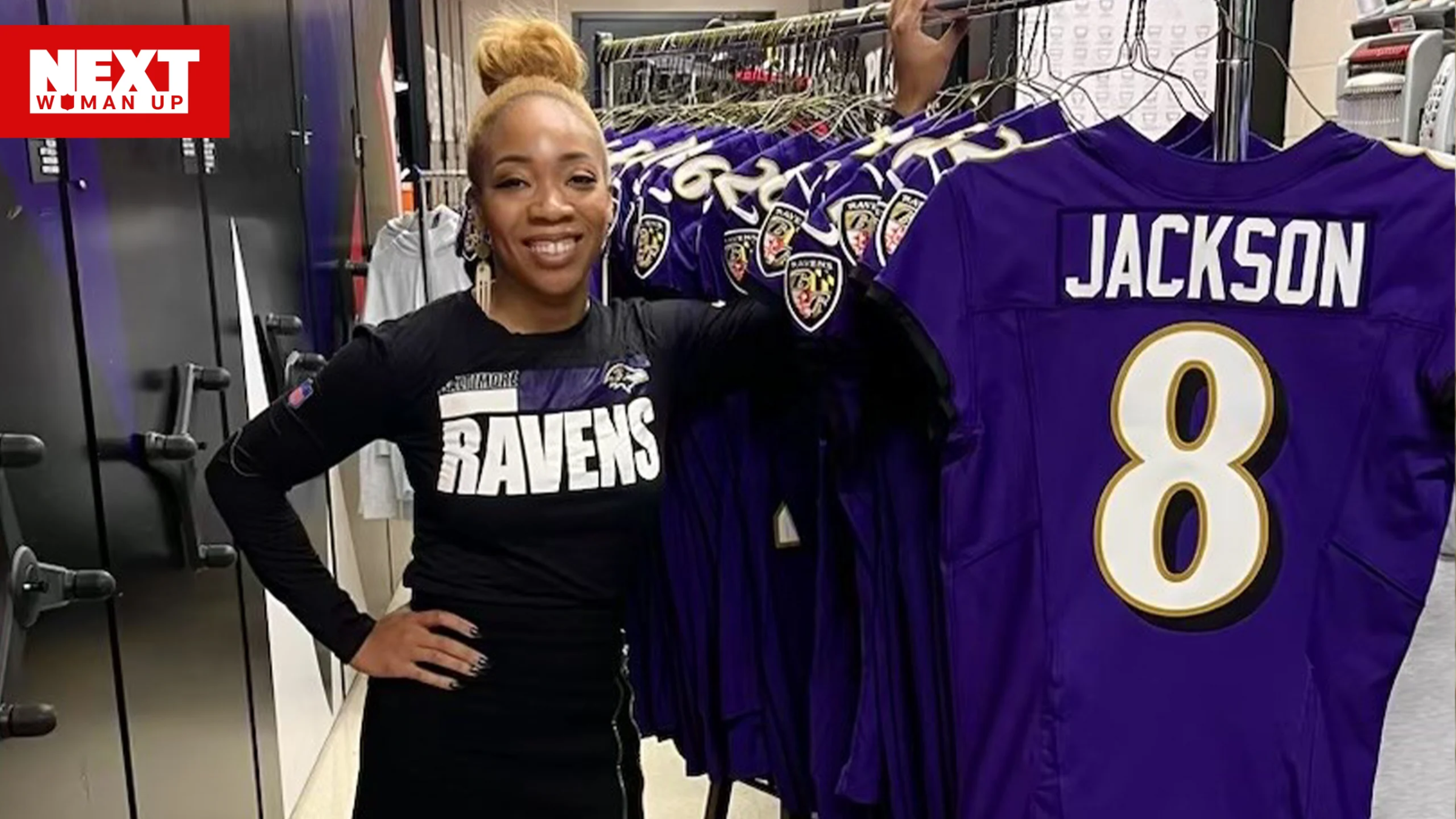 Next Woman Up: Ebony Short, Sewing Manager for the Baltimore Ravens ...